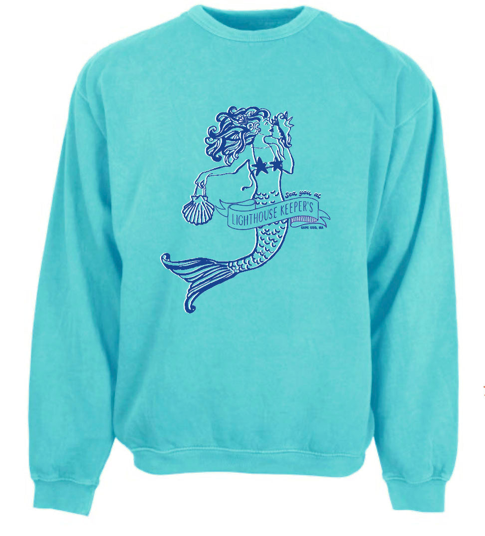 Mermaid Crewneck Sweatshirt – Lighthouse Keeper's Pantry